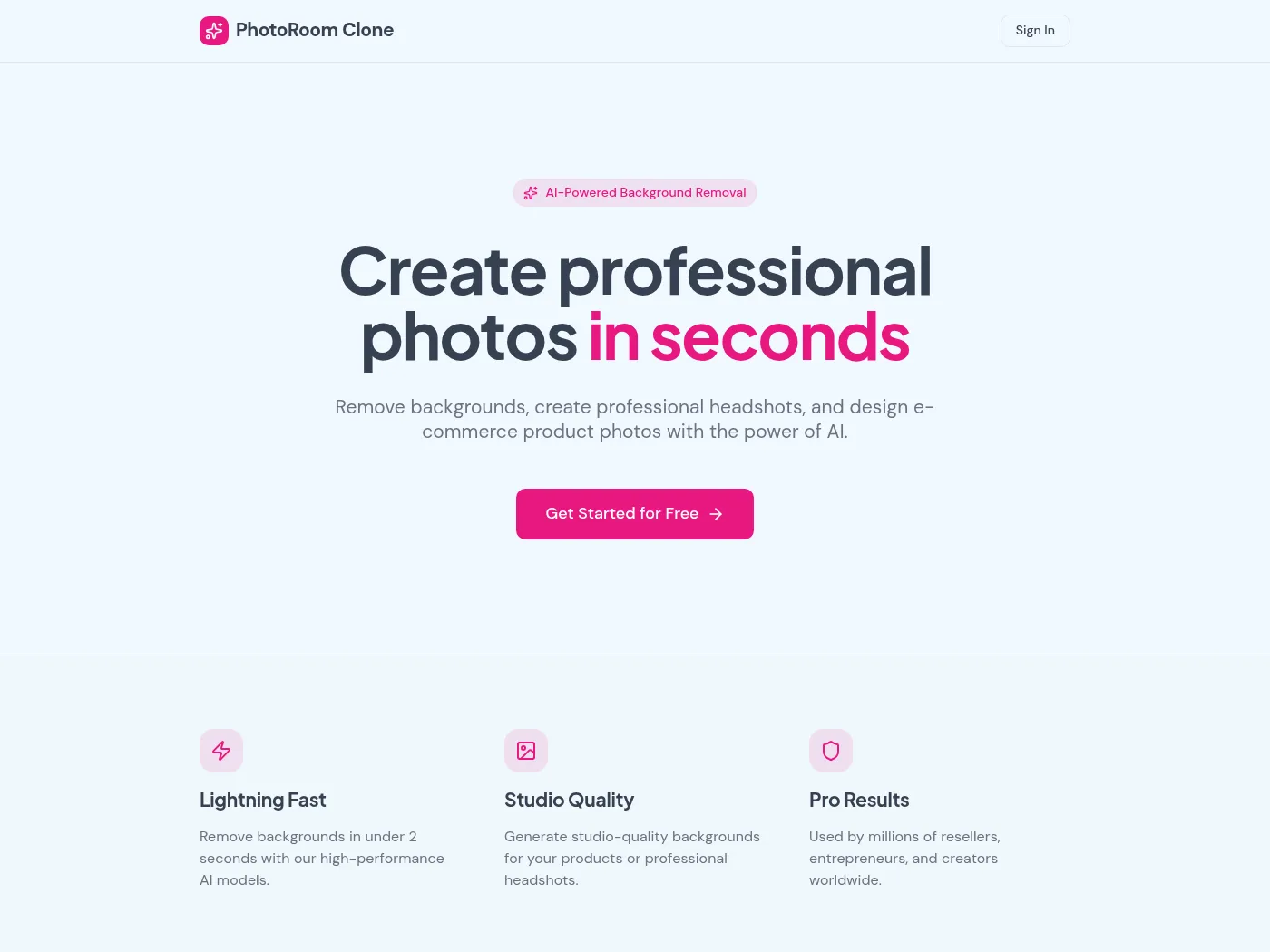 PhotoRoom Clone