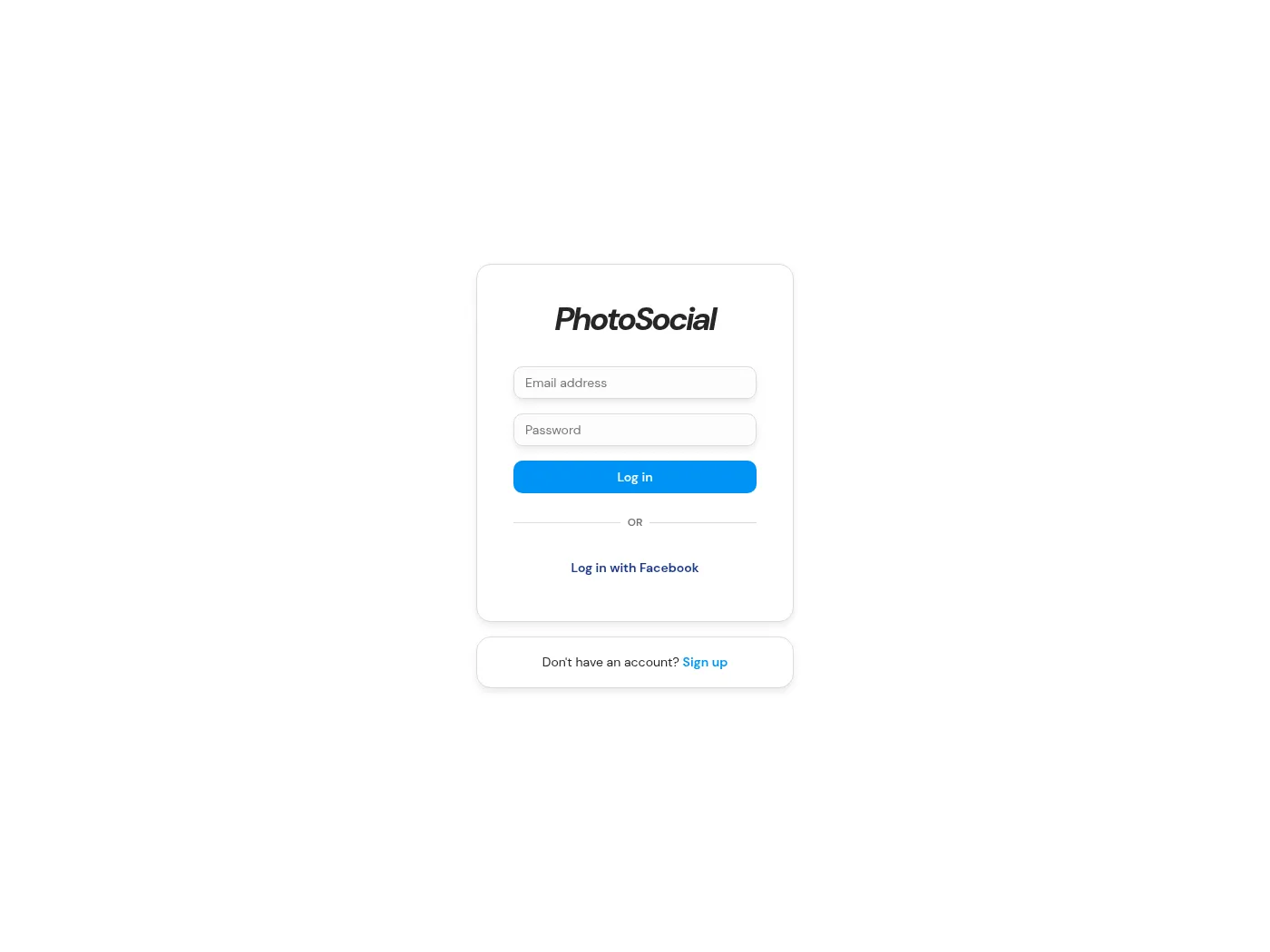 PhotoSocial Network