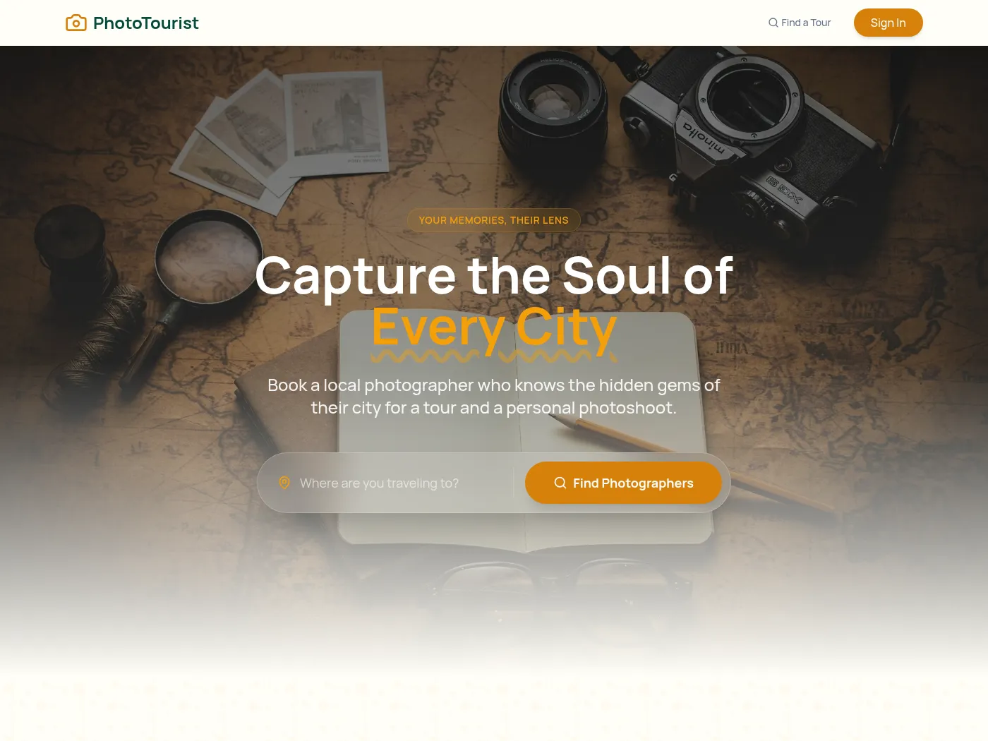PhotoTourist Marketplace