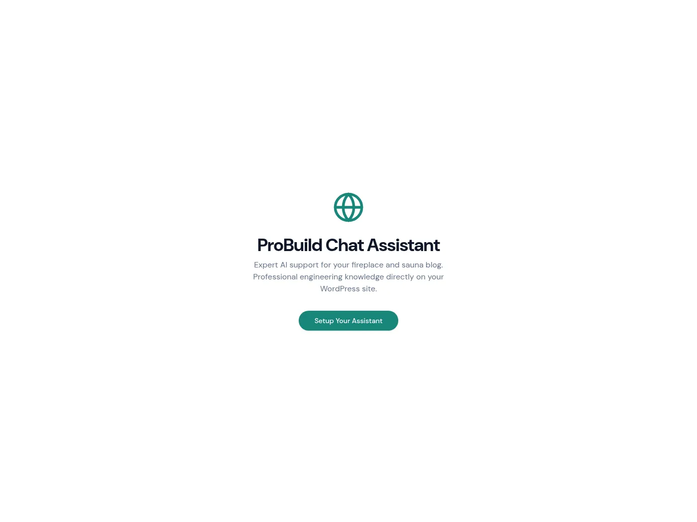 ProBuild Chat Assistant