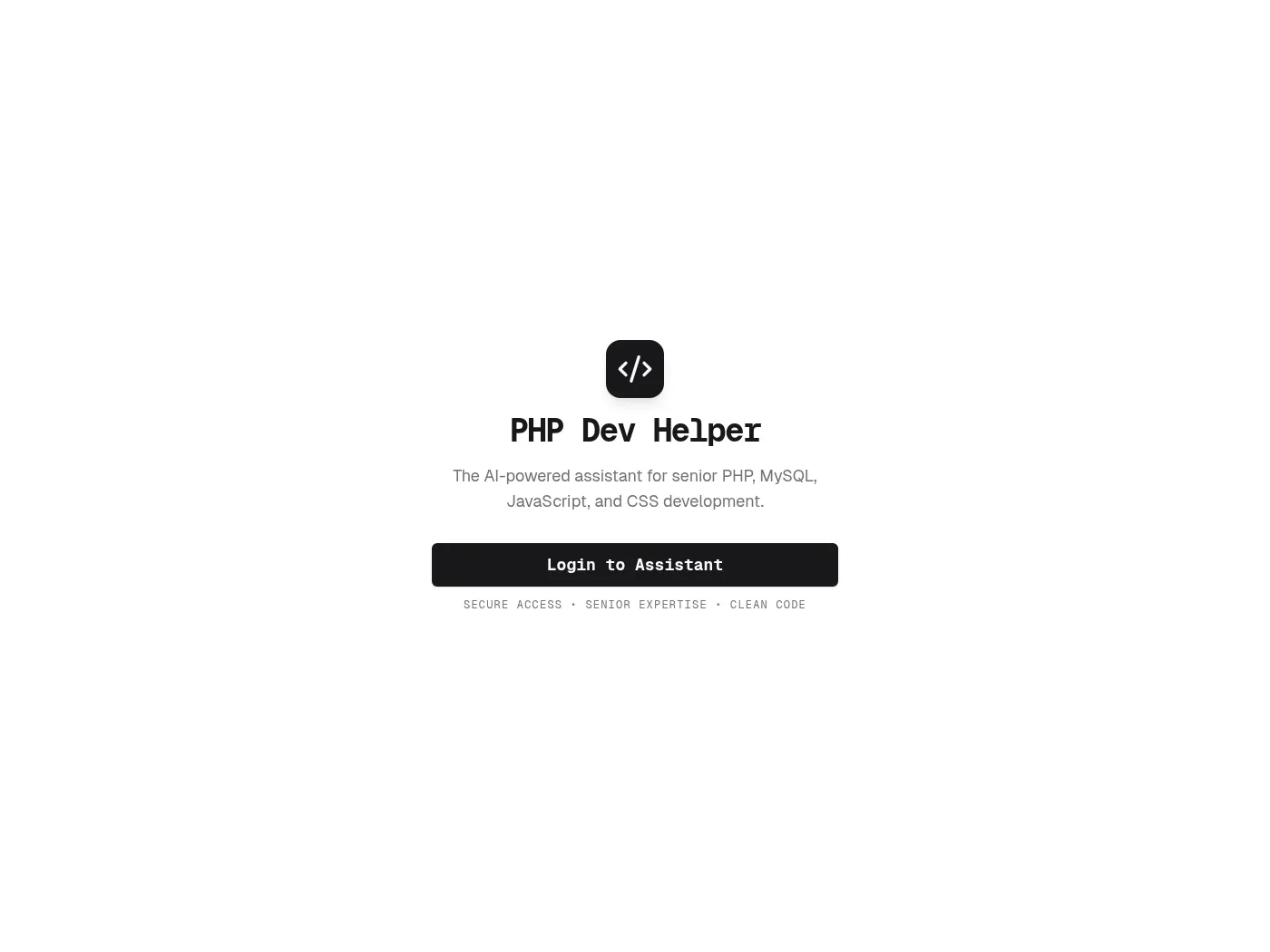 PHP Dev Assistant