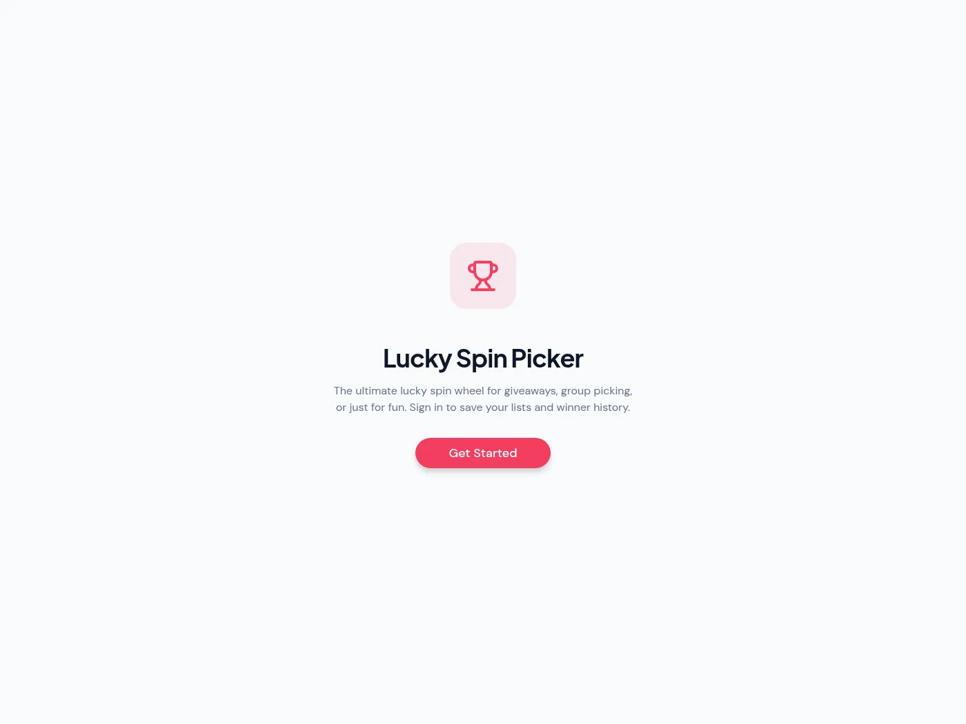Lucky Spin Picker