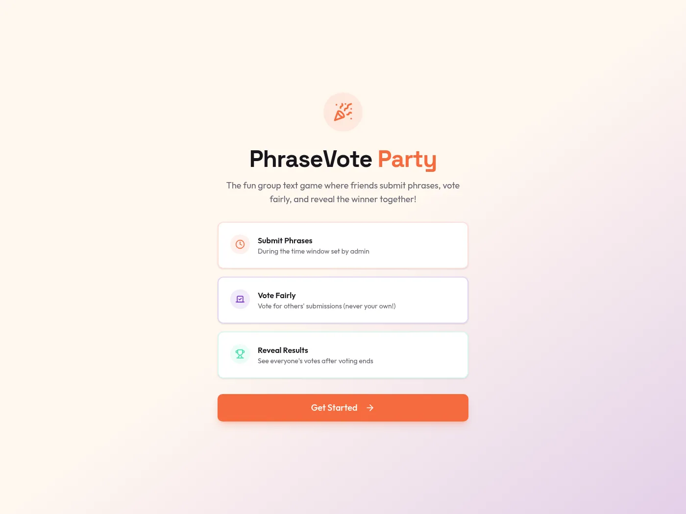 PhraseVote Party