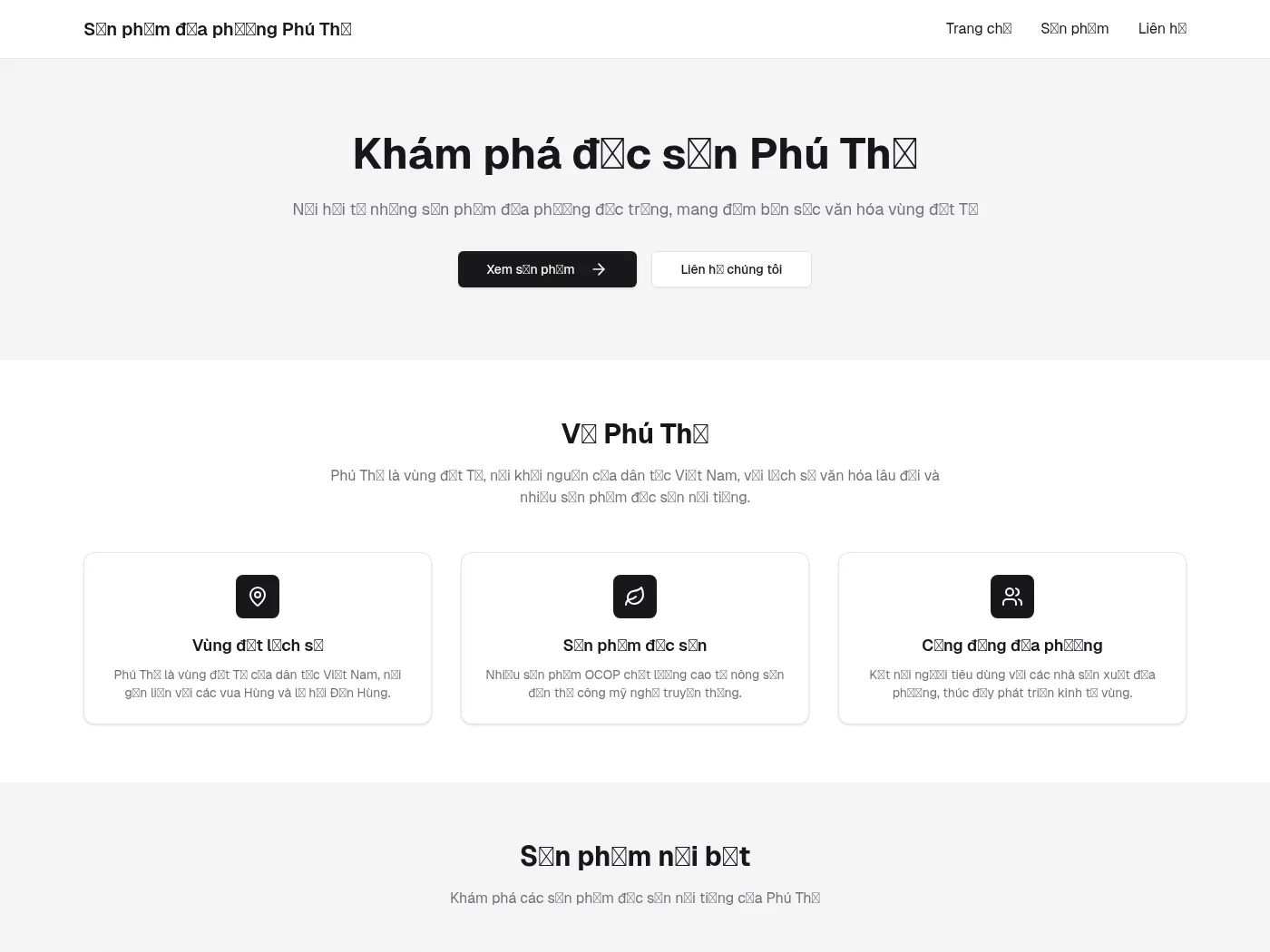 Phu Tho Local Delights