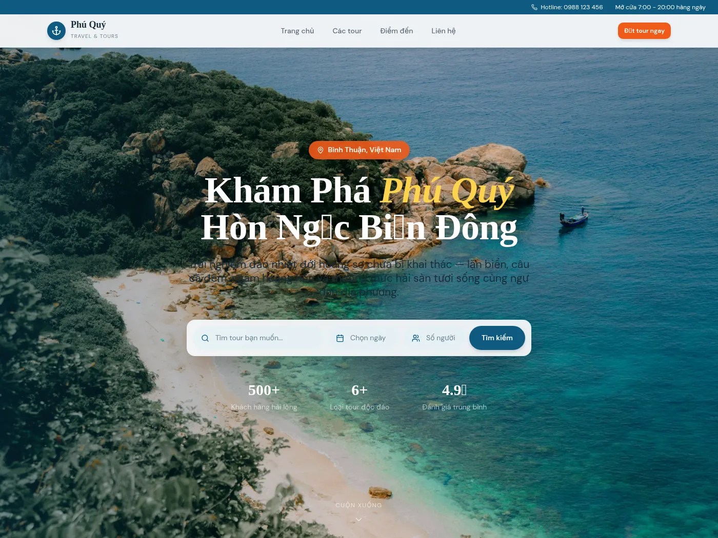 Phu Quy Travel Portal