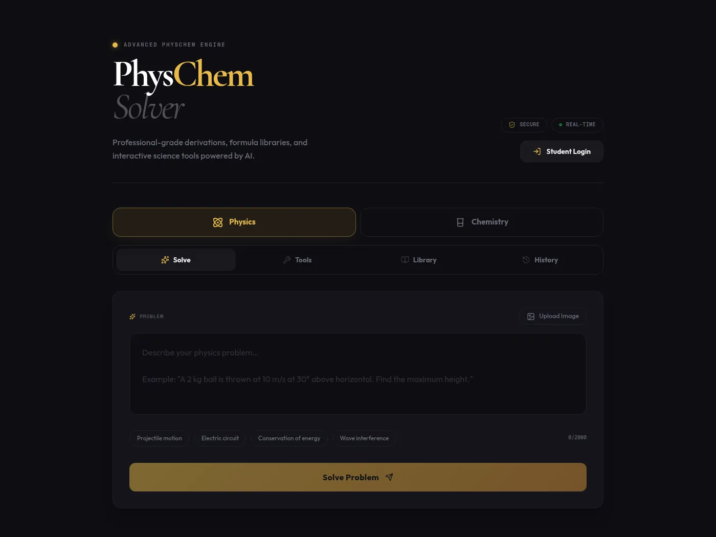 PhysChem Solver