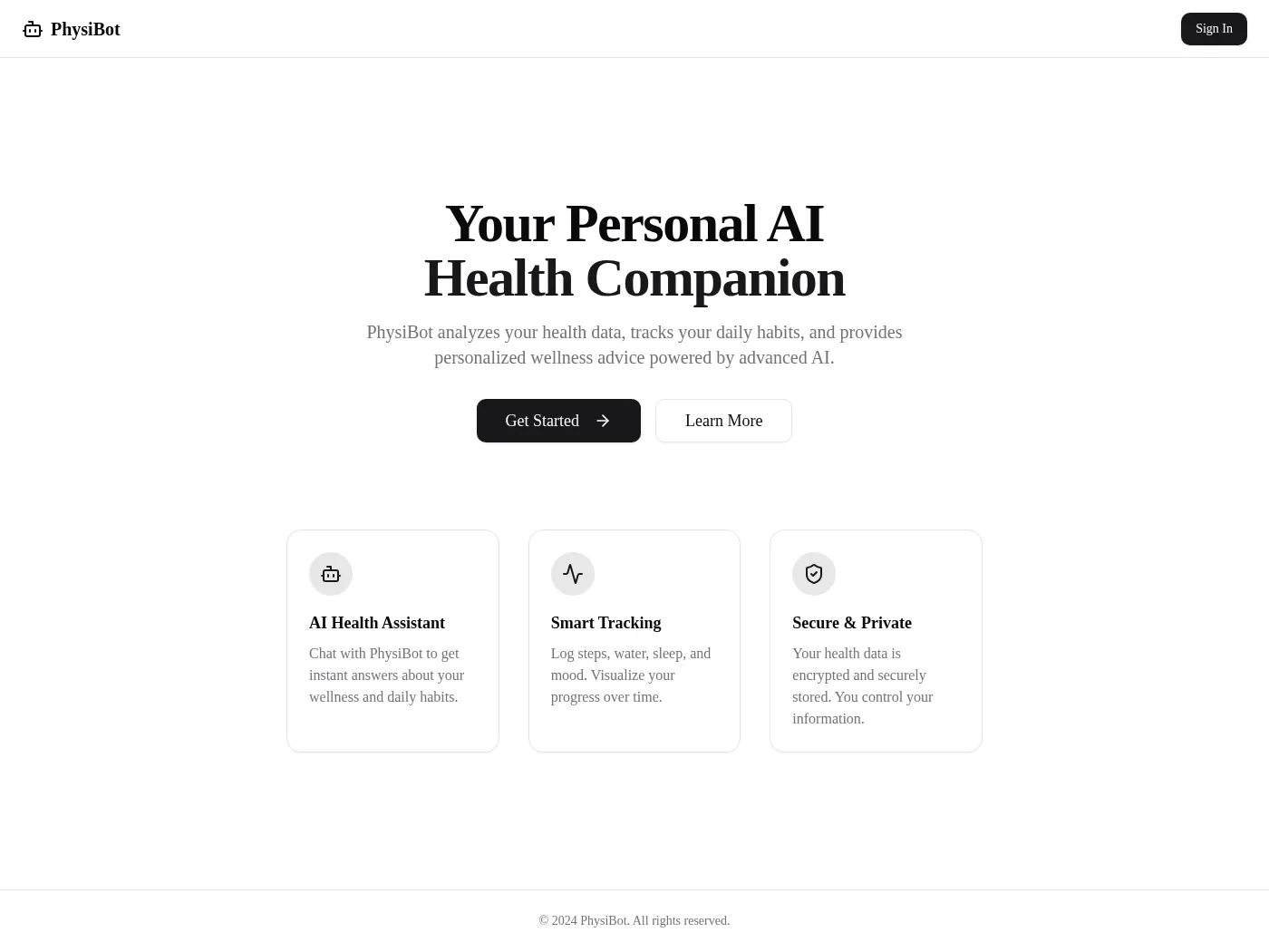 PhysiBot Upgraded