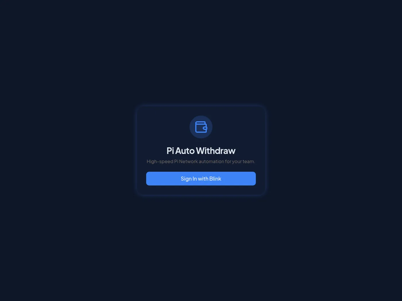 Pi Network Auto Withdraw