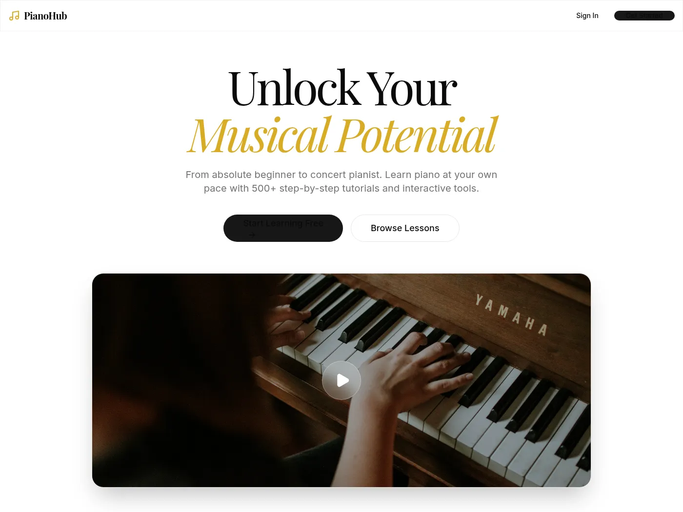 Piano Lesson Hub