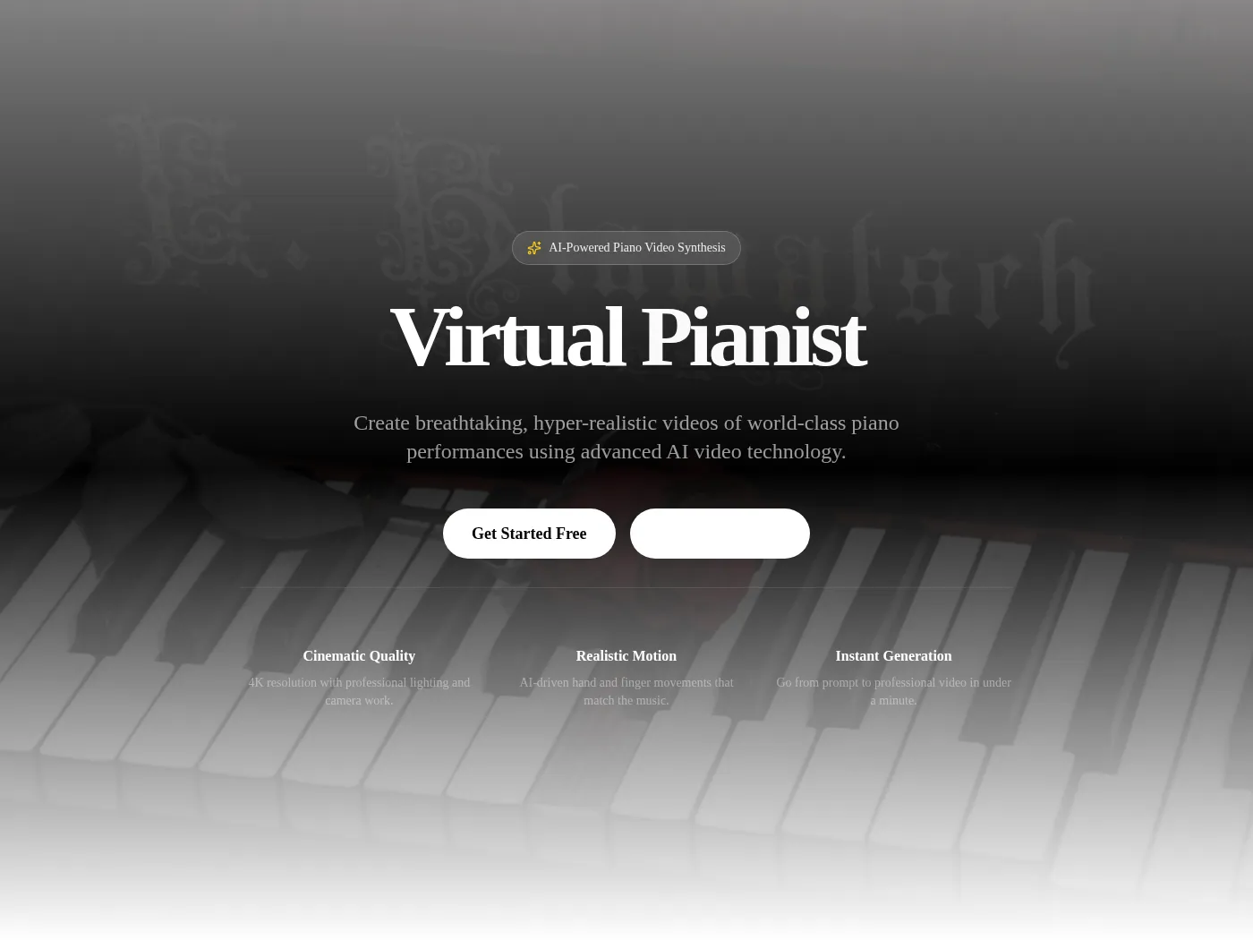 Virtual Pianist Video