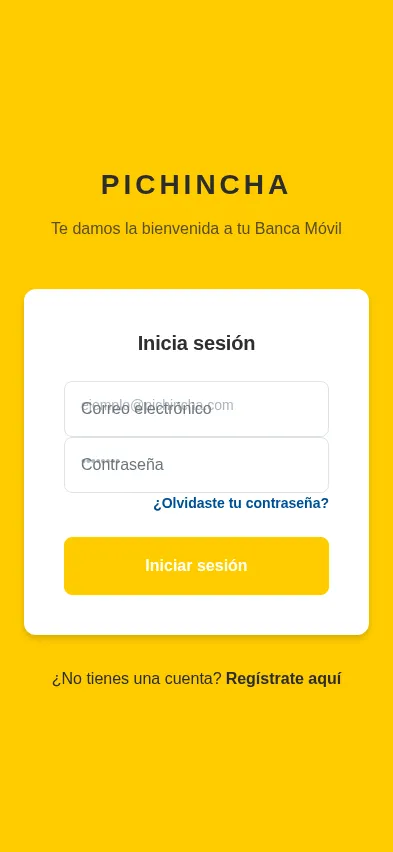Pichincha Bank Clone