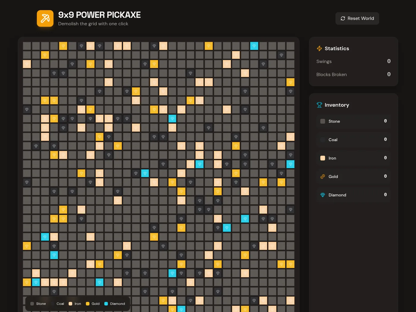 9x9 Power Pickaxe