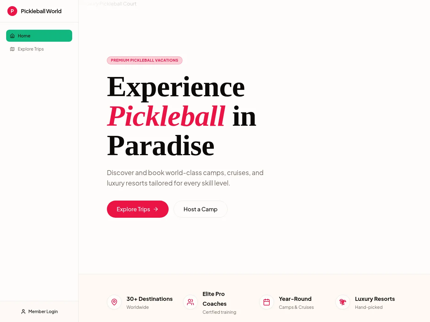 Pickleball Travel World