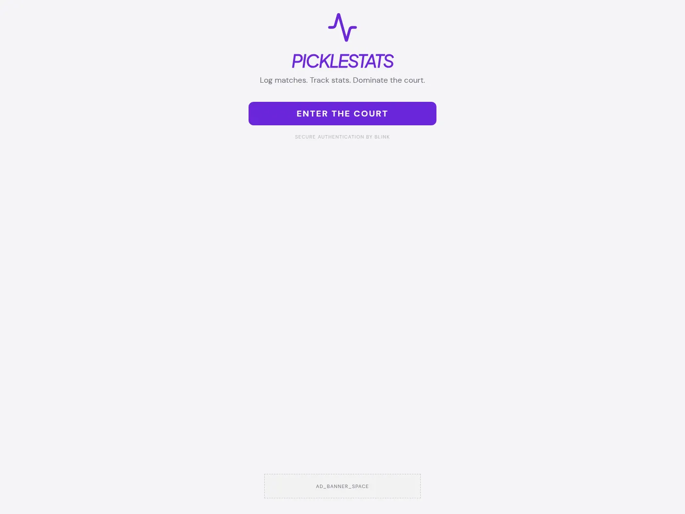 PickleStats Tracker