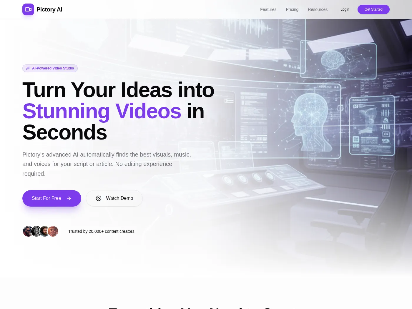 Pictory AI Studio