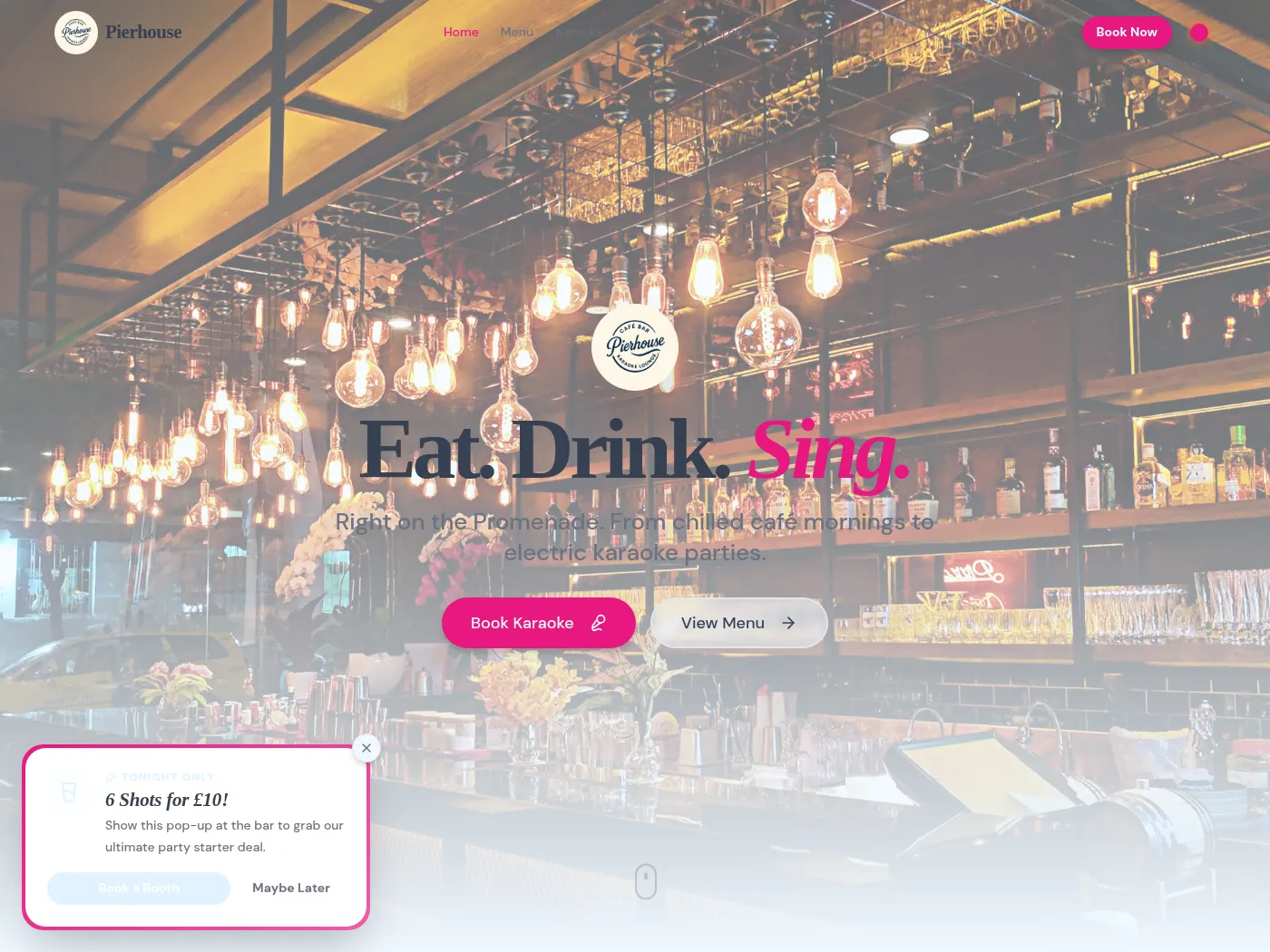 Pierhouse Vibe Website