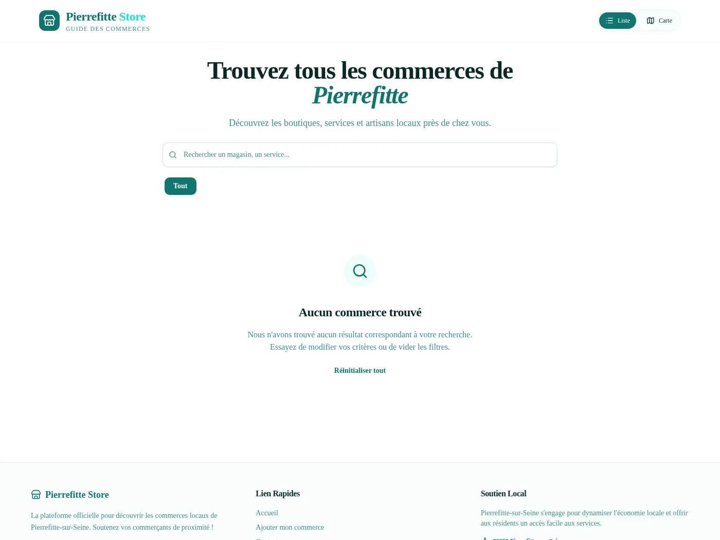 Pierrefitte Store Finder