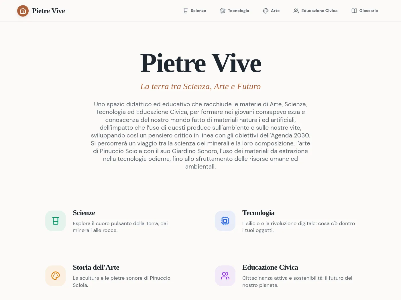 Pietre Vive EdTech Portal