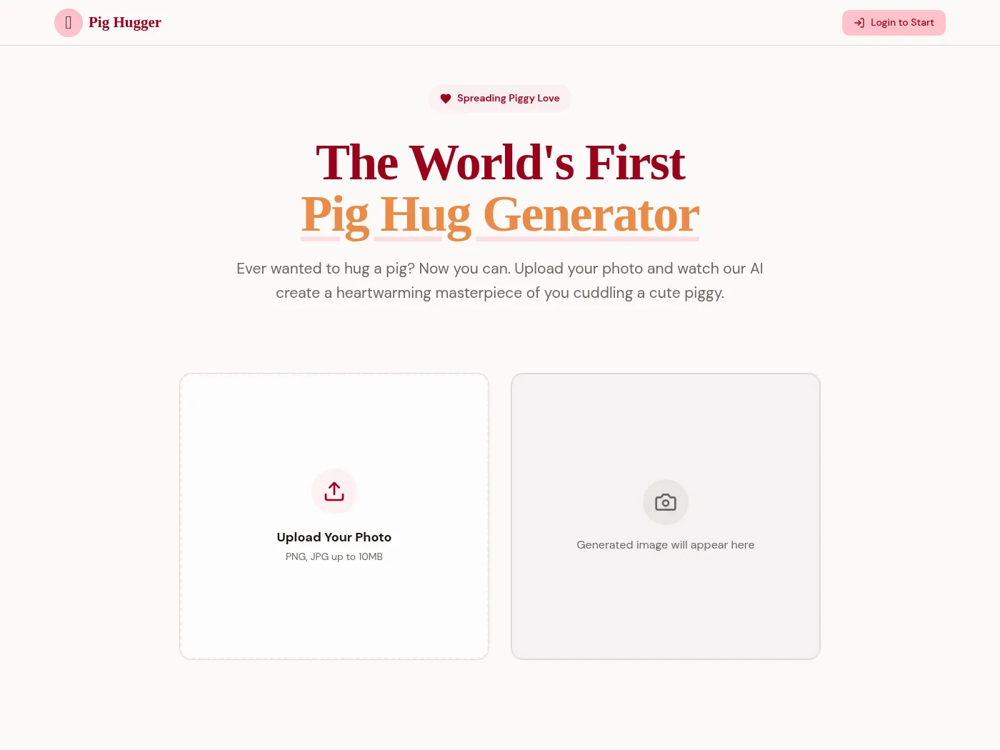 Pig Hugger Portrait