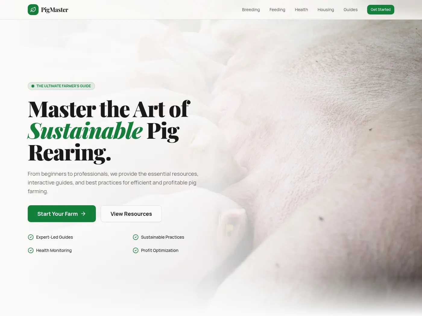 Pig Rearing Guide