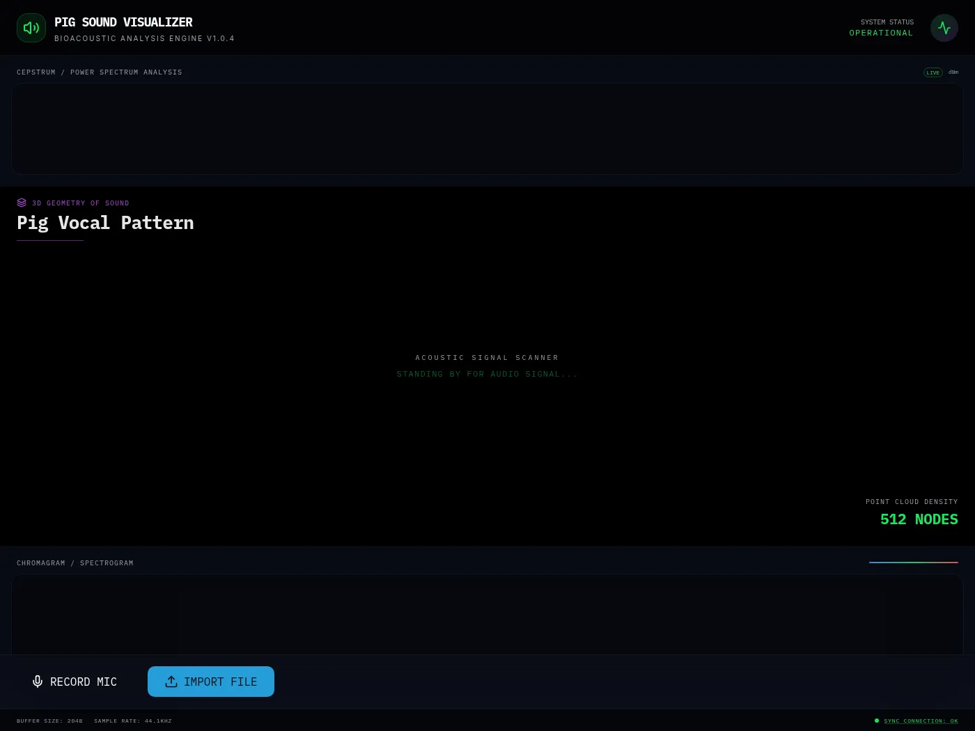 Pig Sound Visualizer App