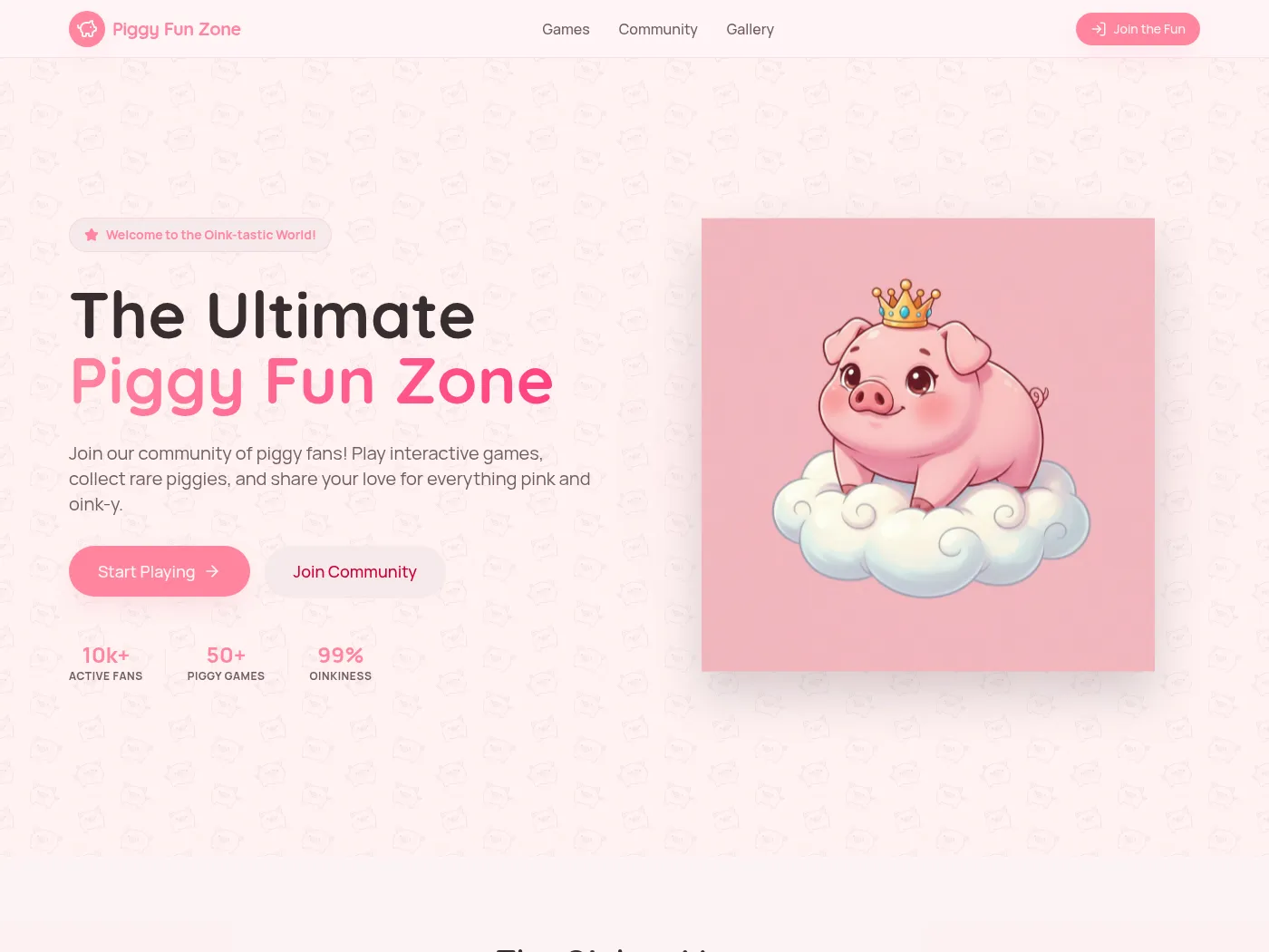 Piggy Fun Zone
