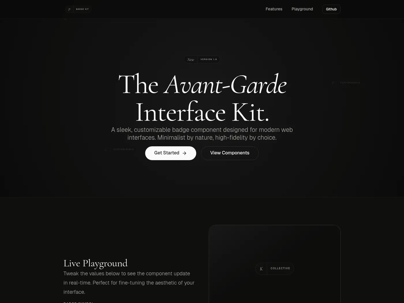 Pill Badge UI Kit