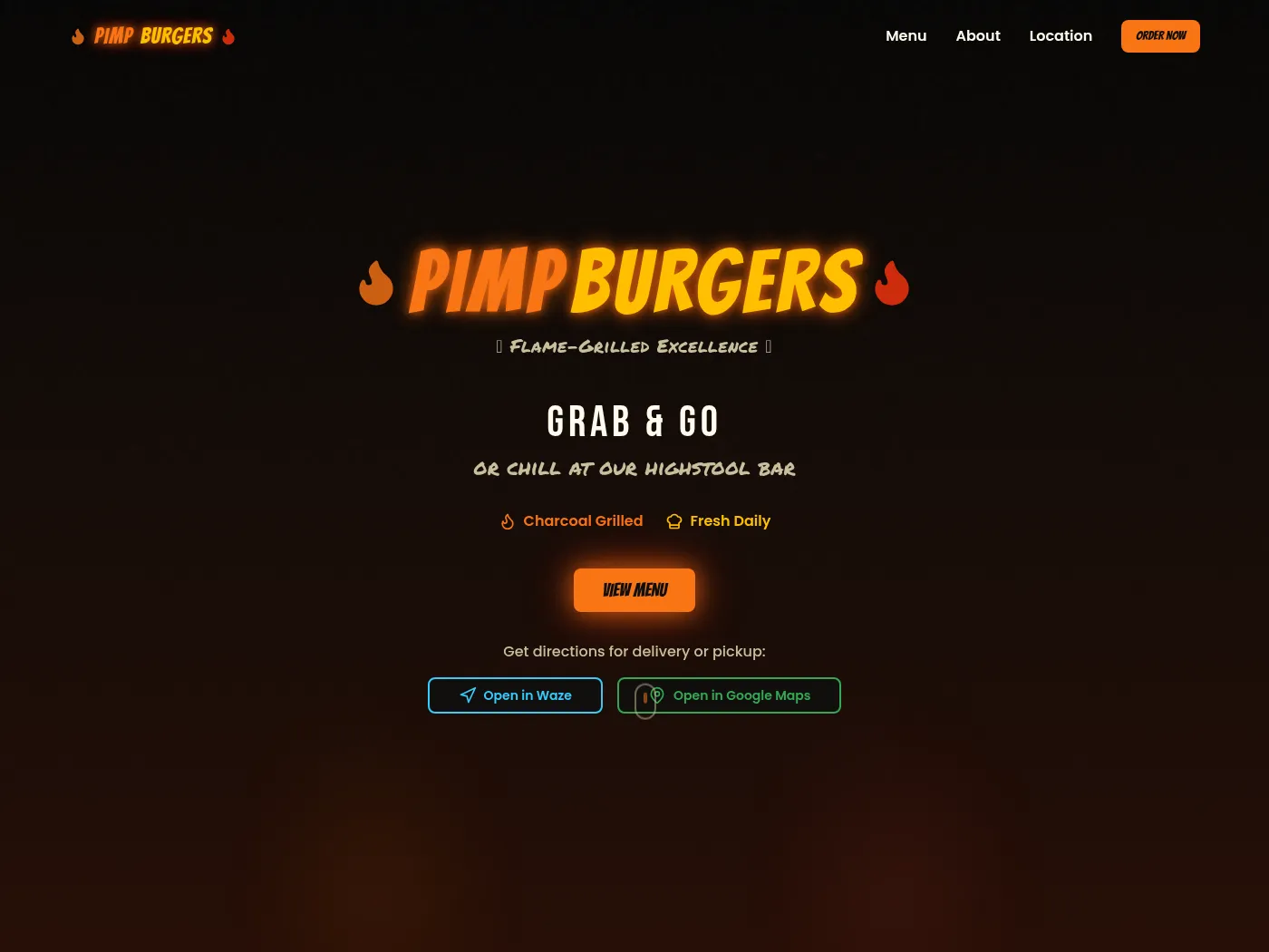 Pimp Burgers Landing
