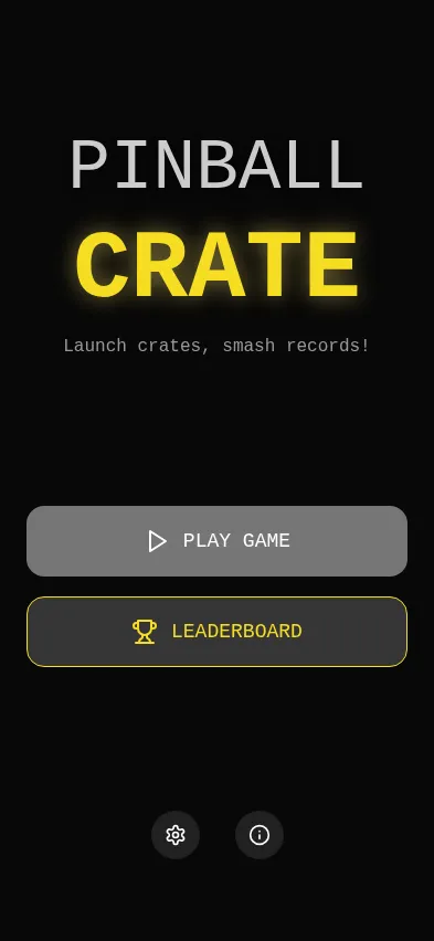 Pinball Crate Game