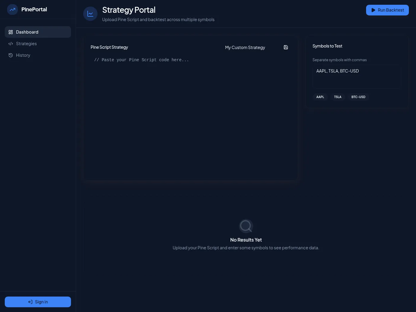 PineStrategy Portal