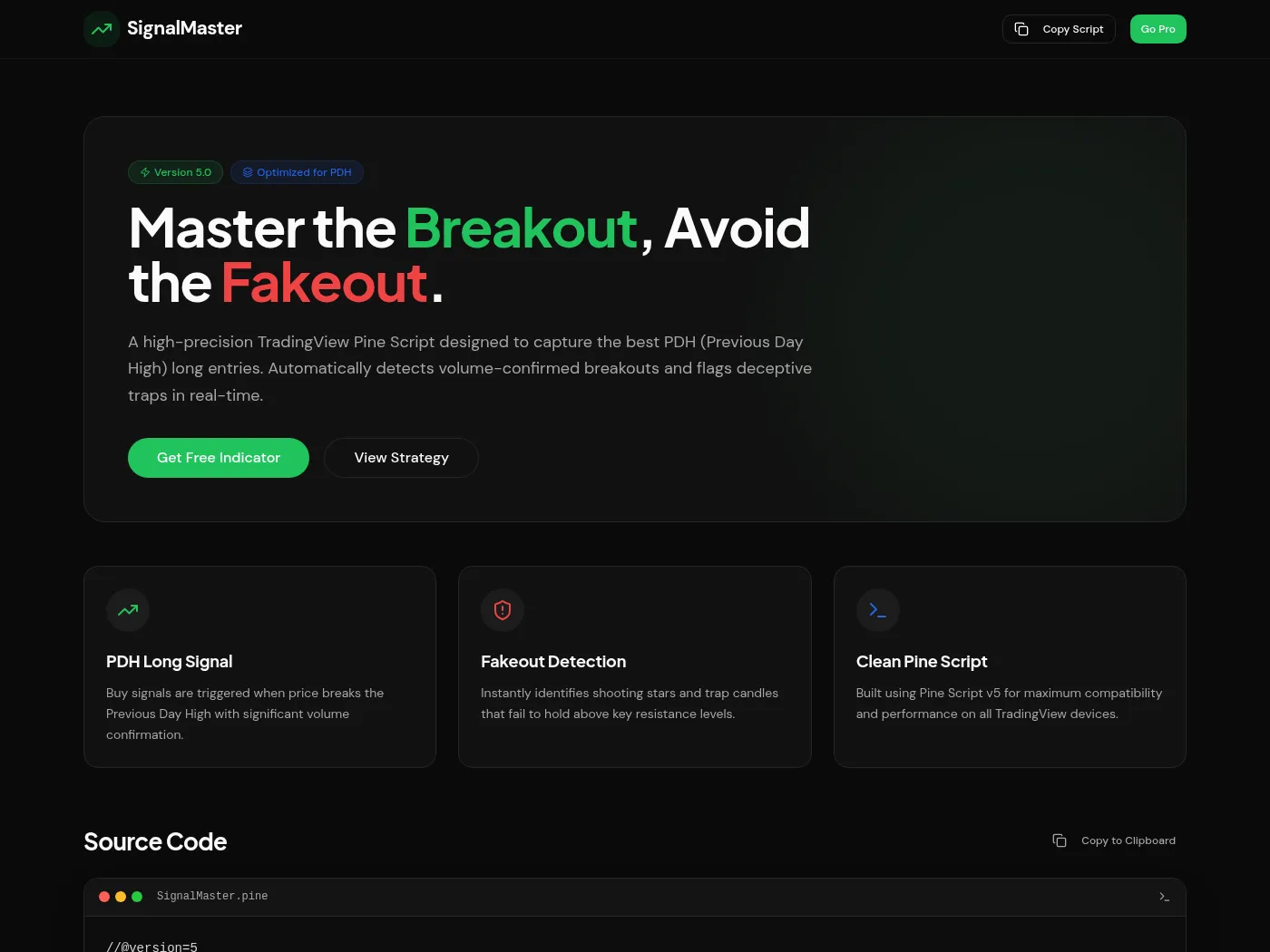 Breakout Fakeout Signal Indicator