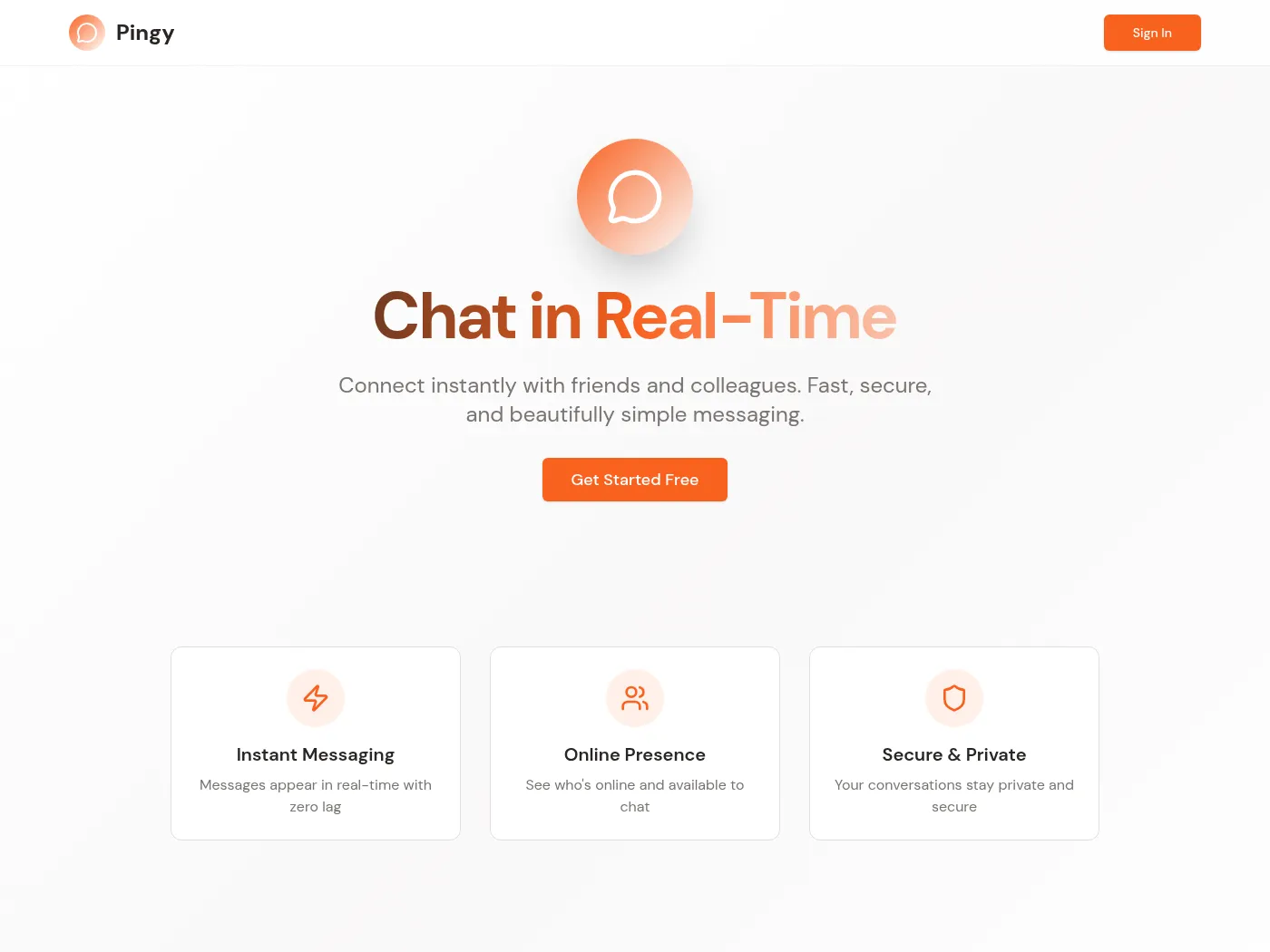 Pingy Chat
