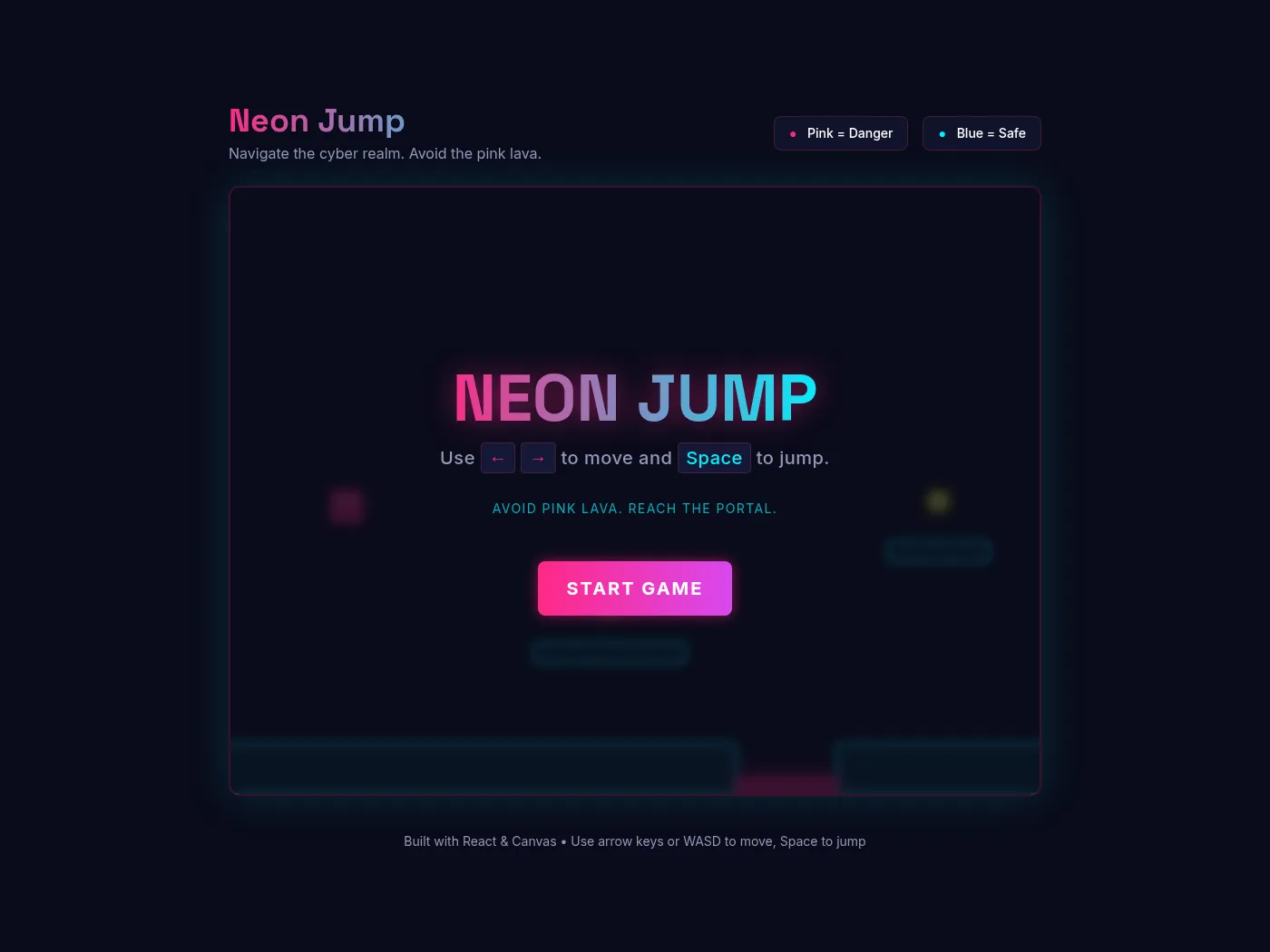 Pink & Blue Platformer