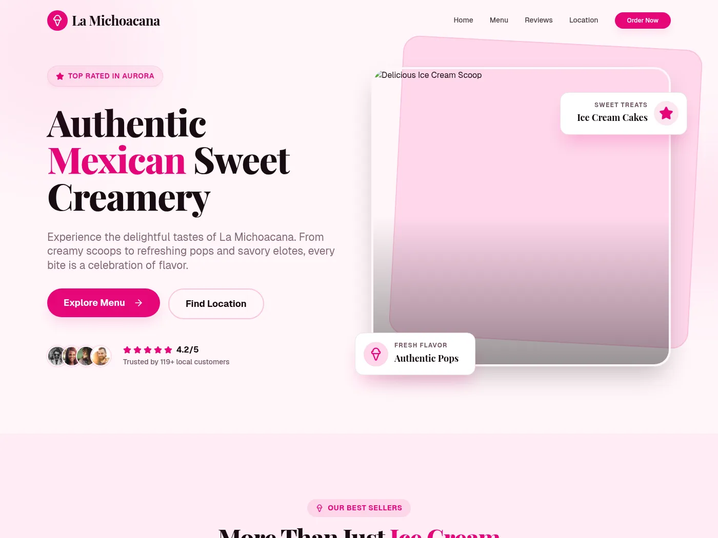 Sweet Creamery Web