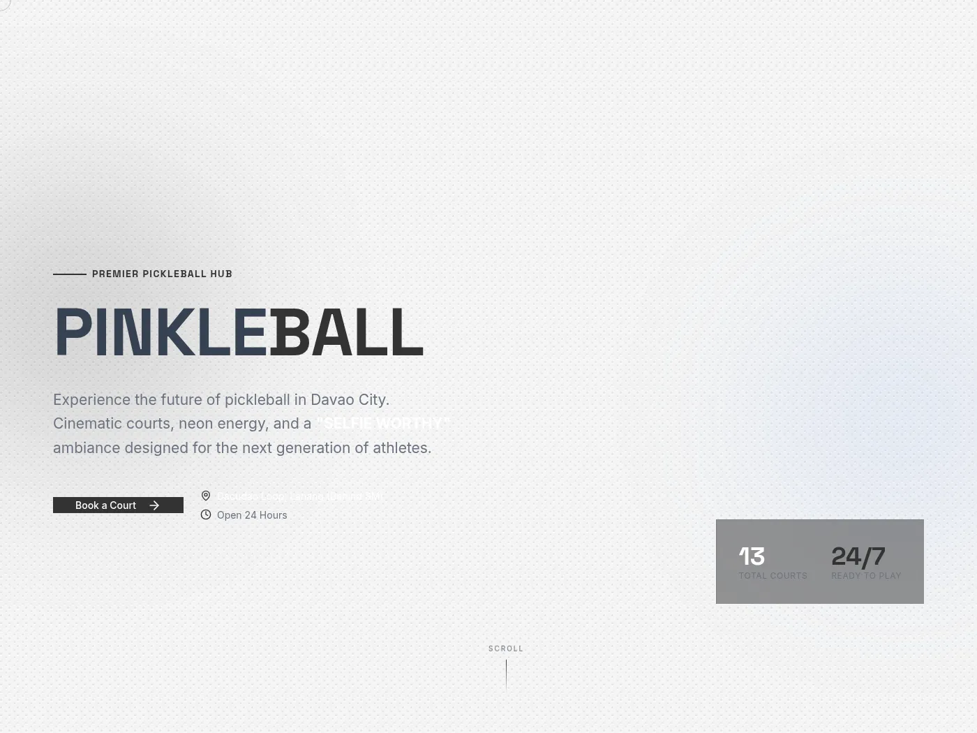 Pinkleball Cinematic Site