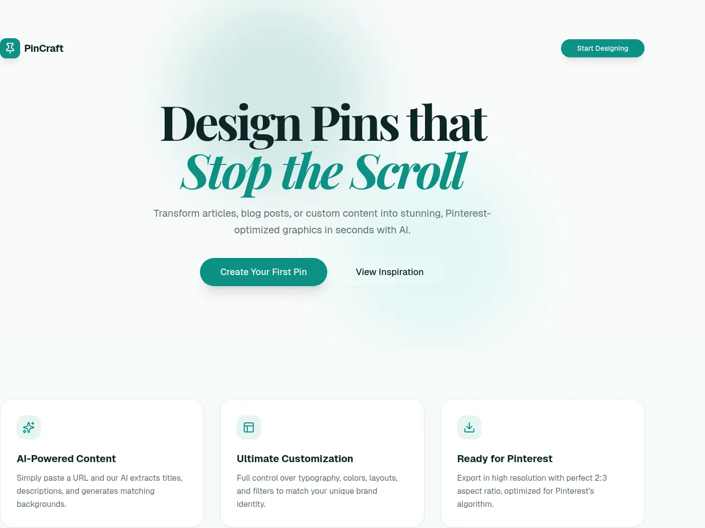 PinCraft Designer
