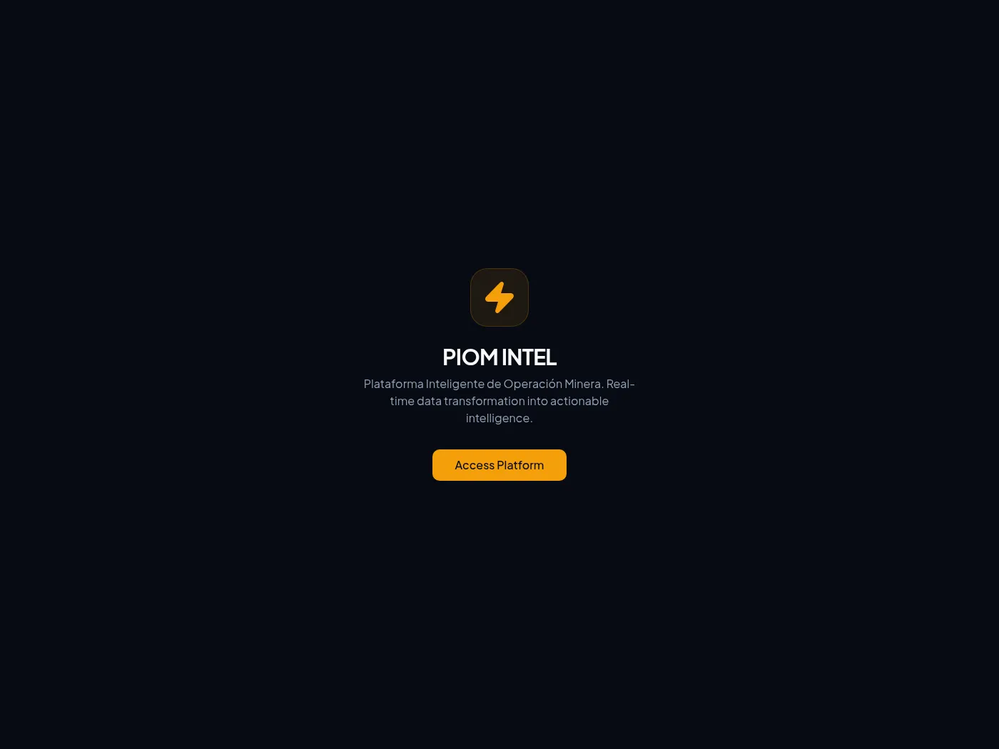 PIOM Mining Intelligence