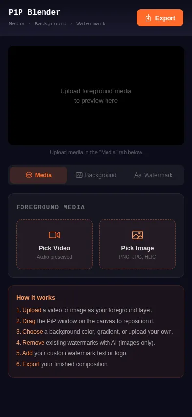 PiP Media Blender