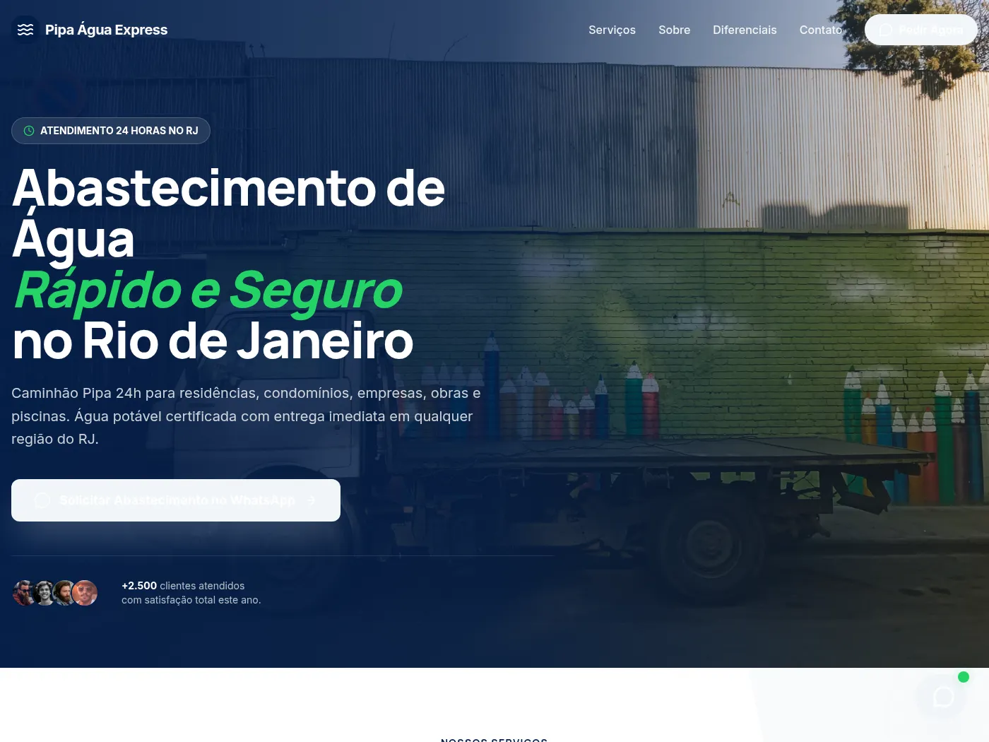 Pipa Água Express