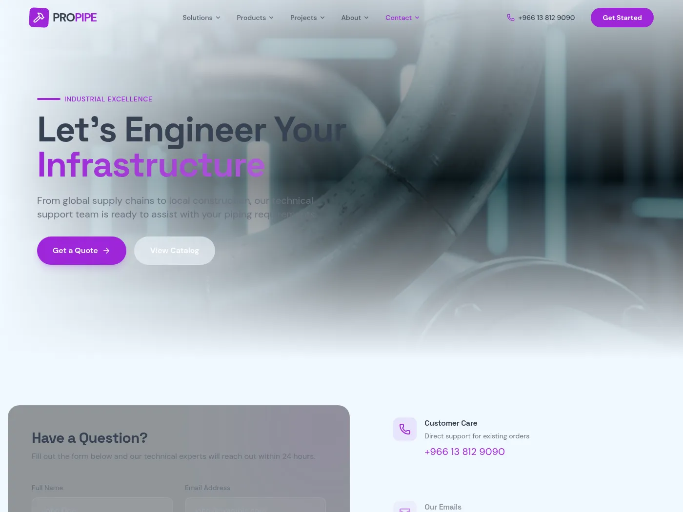 ProPipe Contact Portal