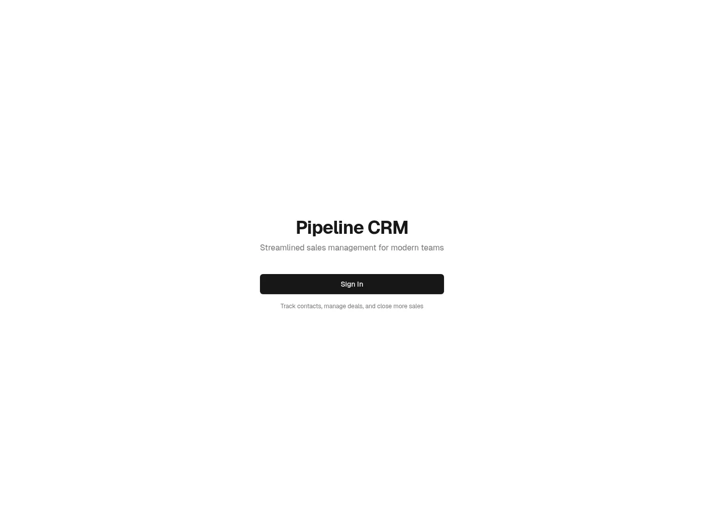 Pipeline CRM