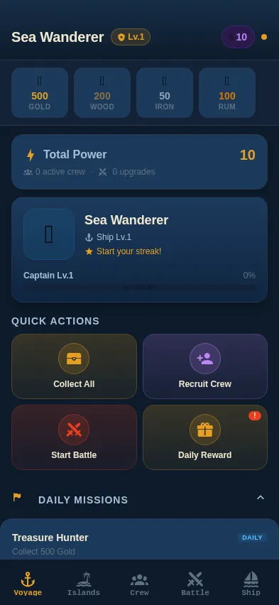Pirate Idle Saga
