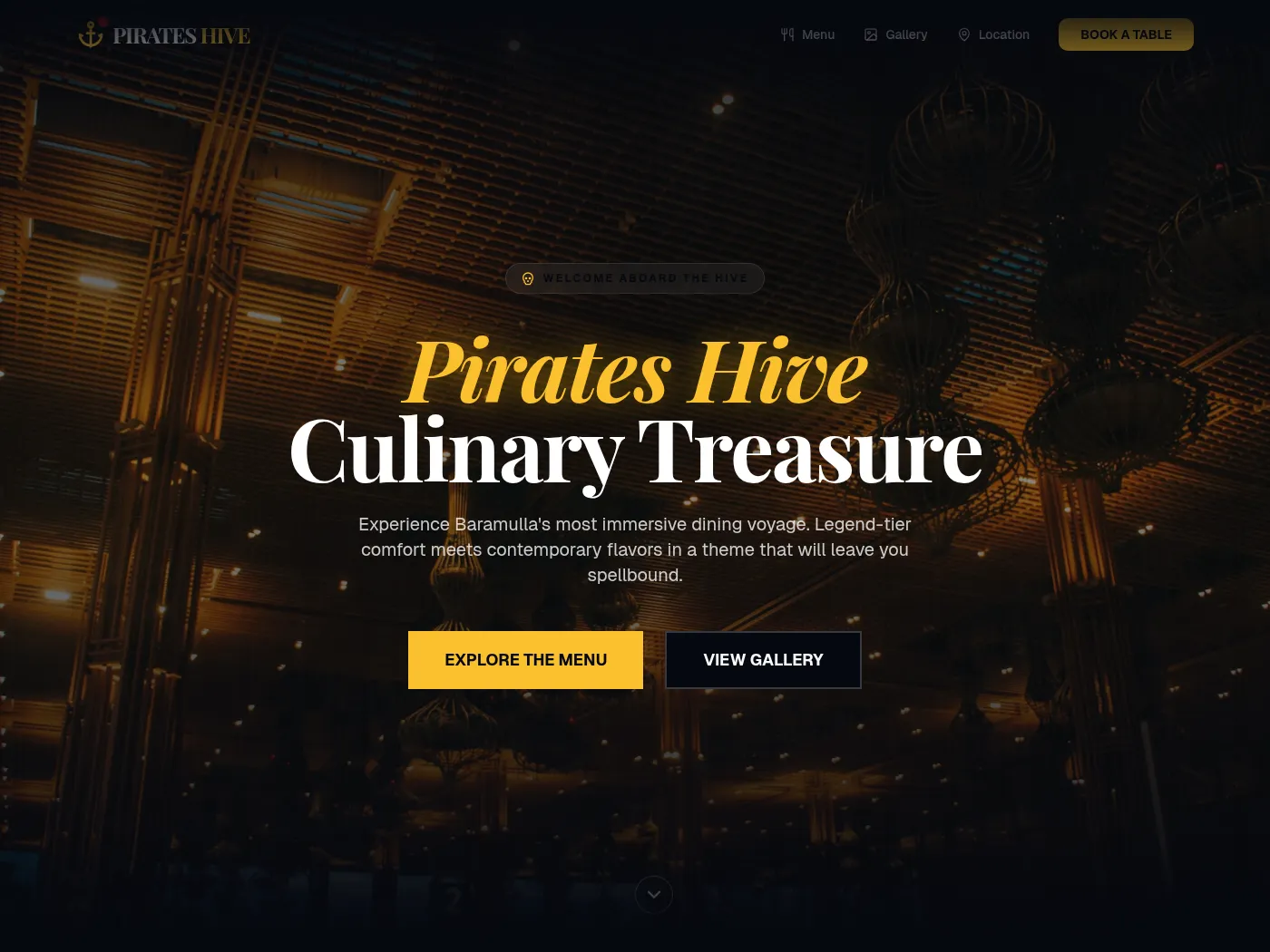 Pirates Hive Restaurant Site