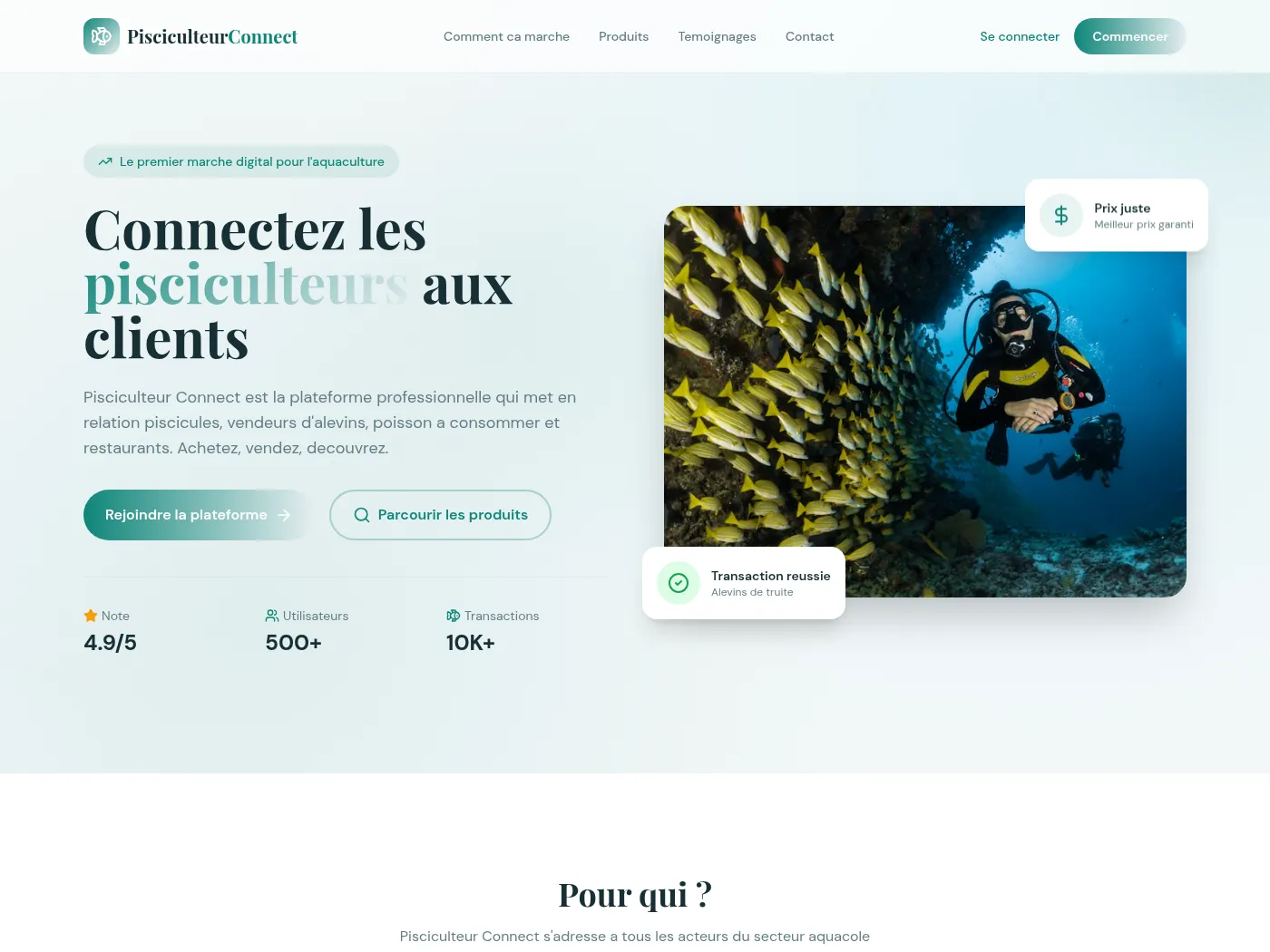 Pisciculteur Connect