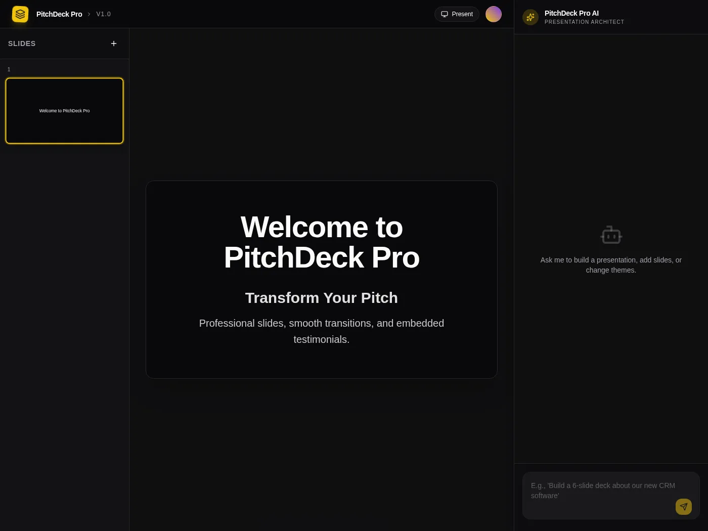 PitchDeck Pro