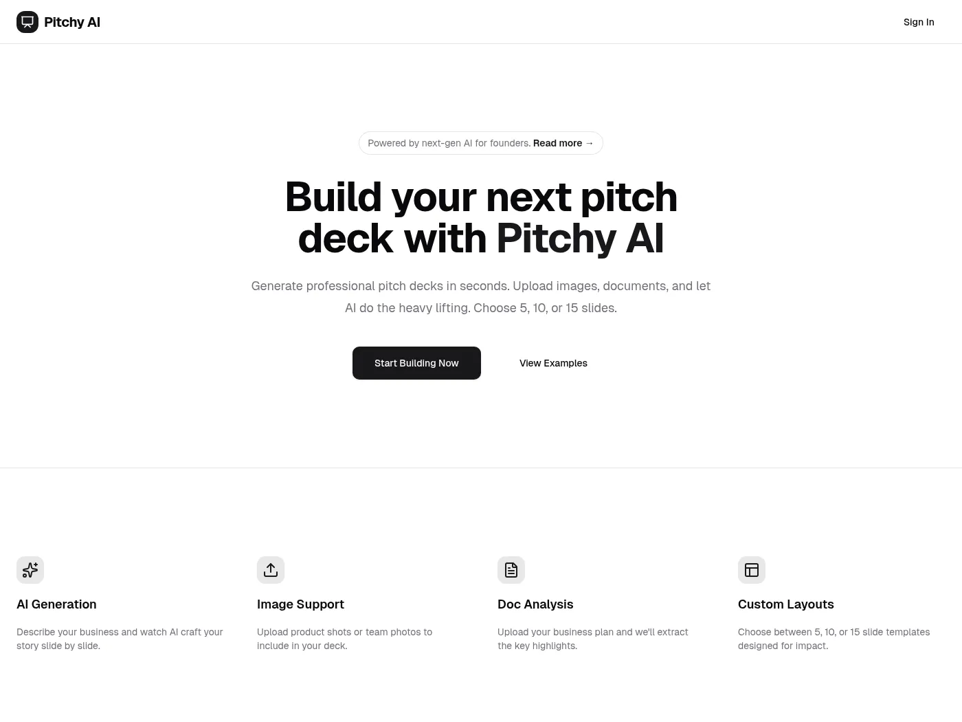 Pitchy AI Deck Builder