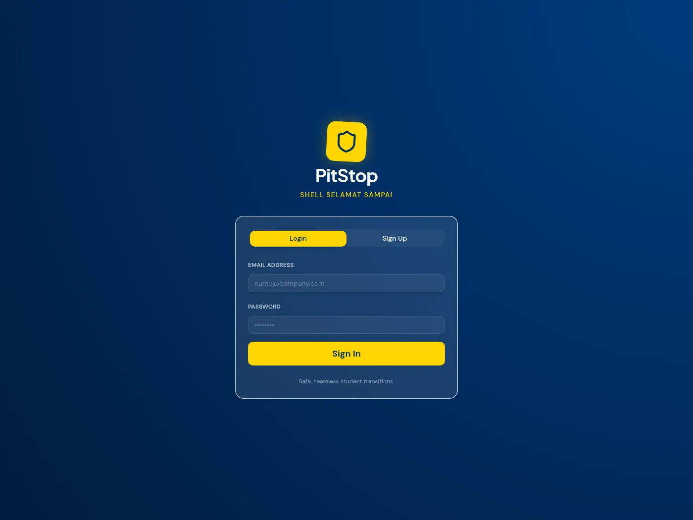 PitStop School Pick-Up App