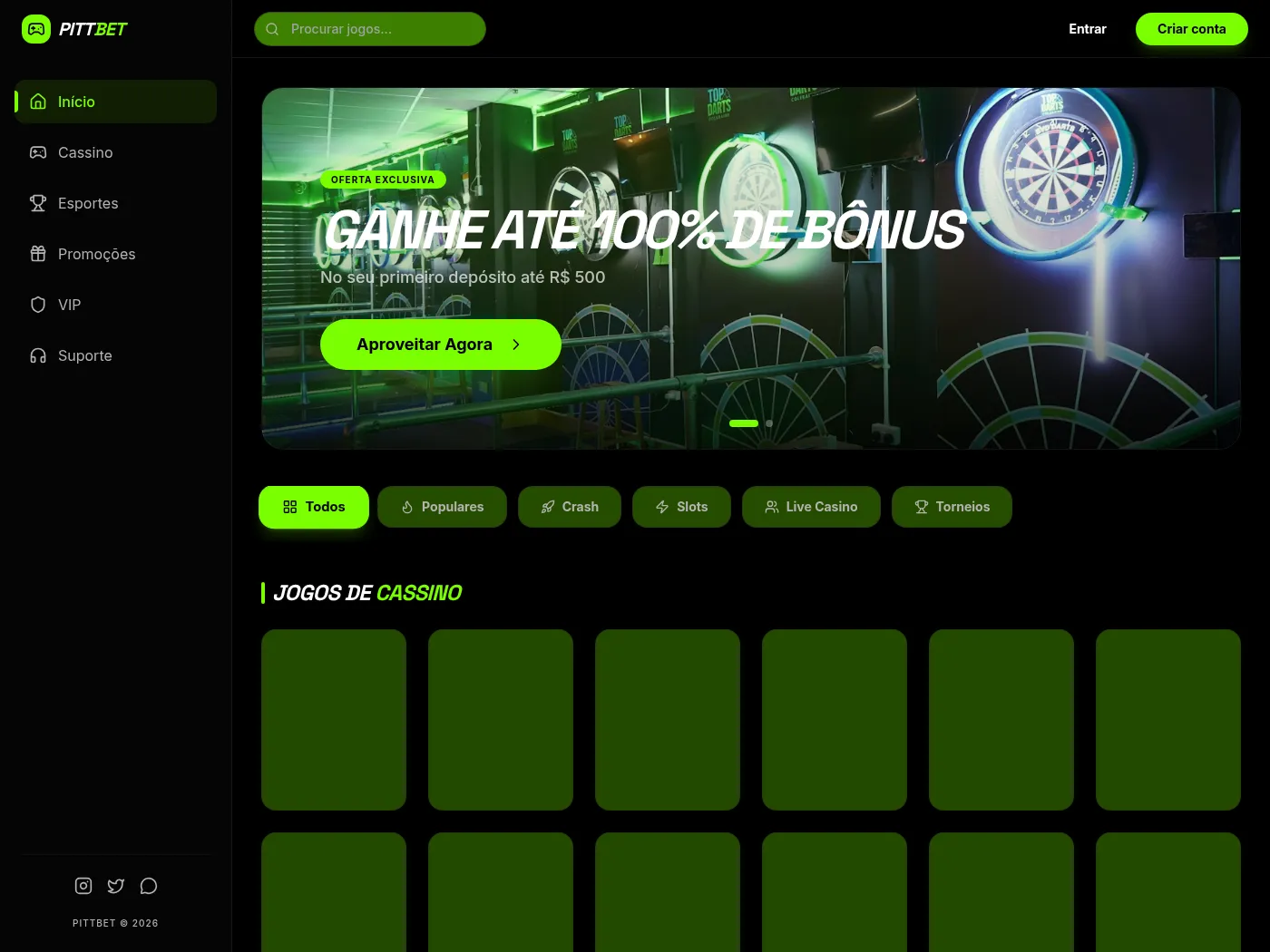 PittBet Casino Clone