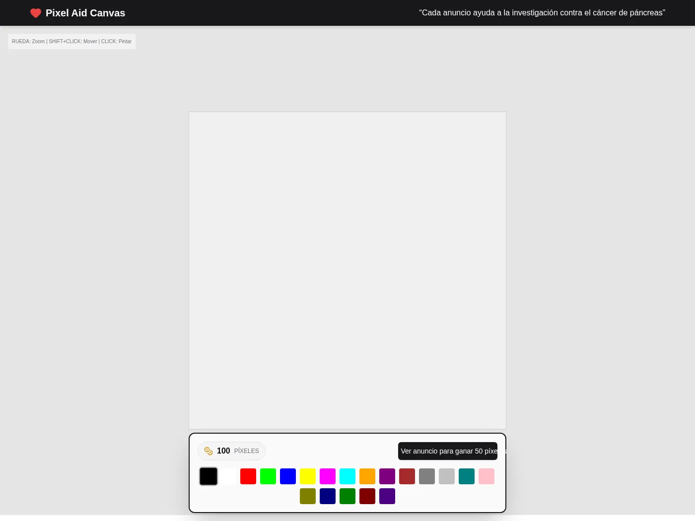 Pixel Aid Canvas