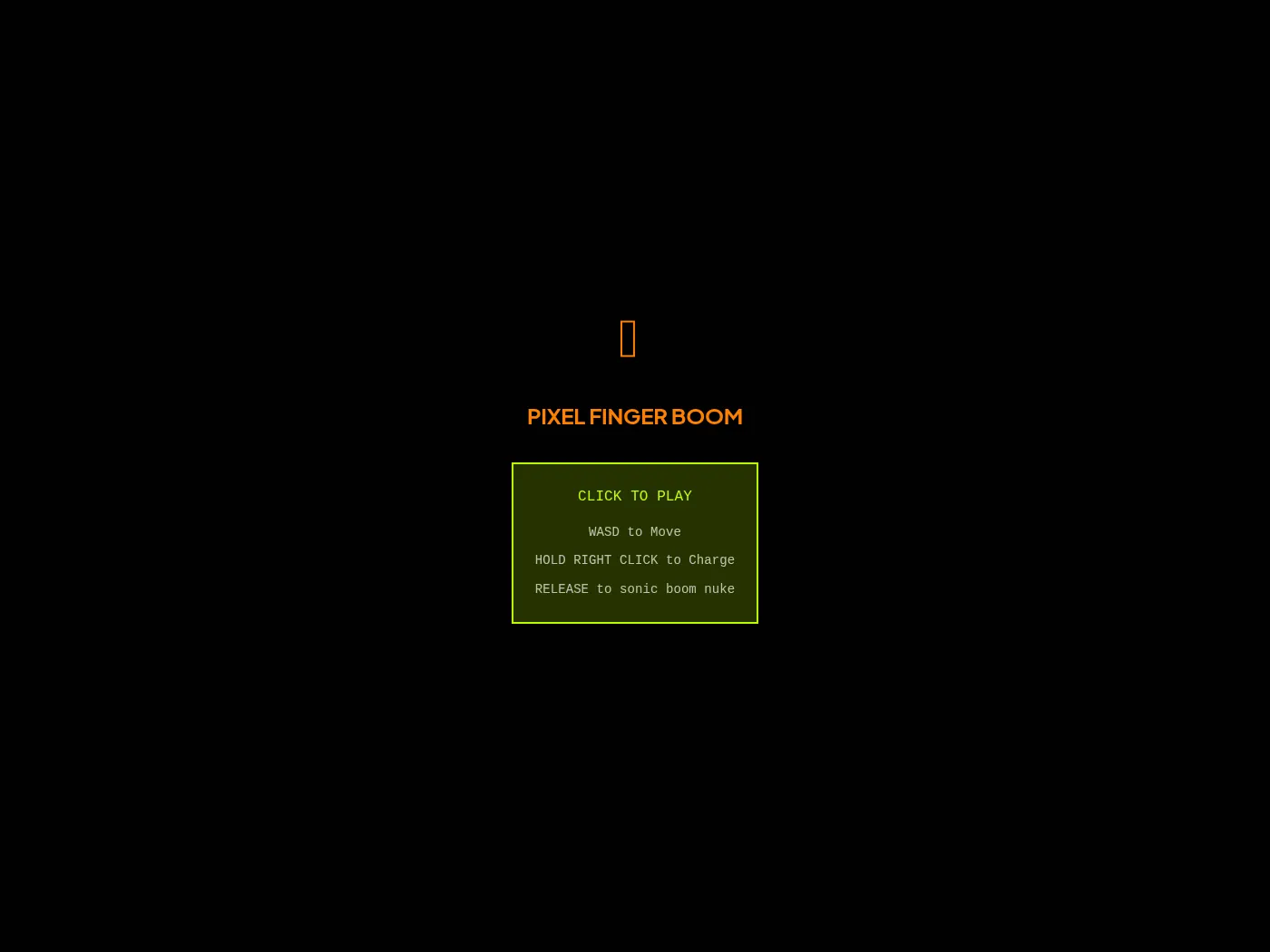 Pixel Finger Boom